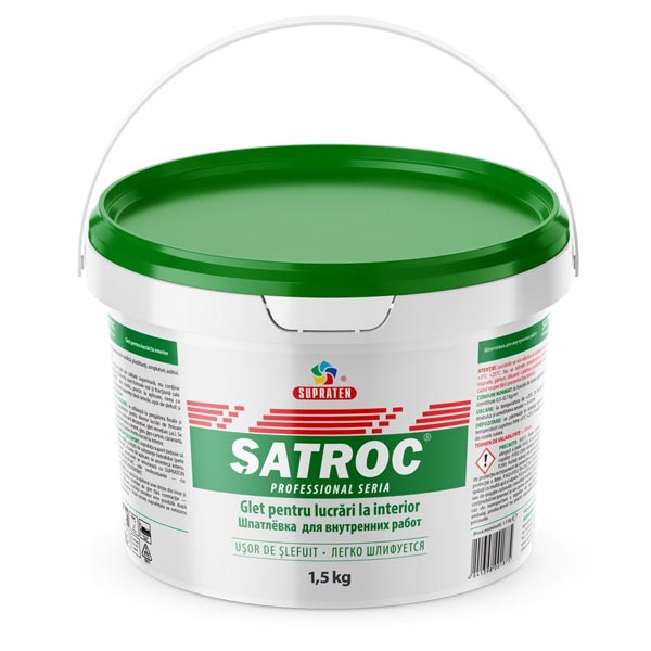 Glet Satroc 1.5kg cumpără de la distribuitor oficial în Chișinău