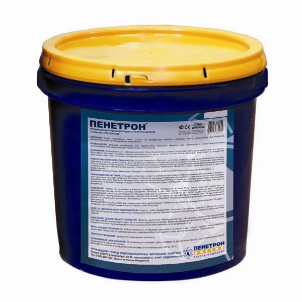 Hidroizolant Penetron 5kg cumpără de la distribuitor oficial în Chișinău